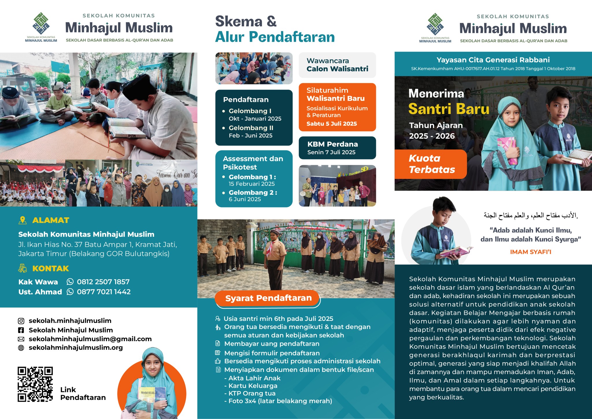 PPDB 2025/2026 – Sekolah Komunitas Minhajul Muslim